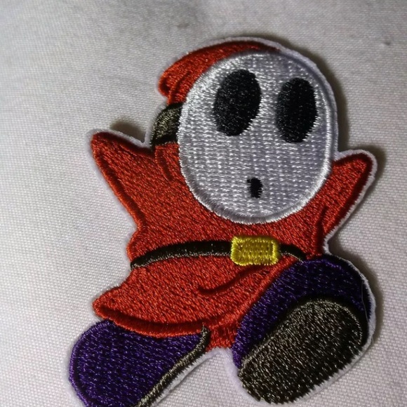Accessories | Shy Guy Shyguy Super Mario Bros Iron On Patch | Poshmark